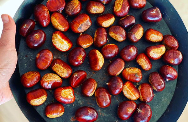 Marrons chaud à la poêle | Recette Tomate-Cerise.be