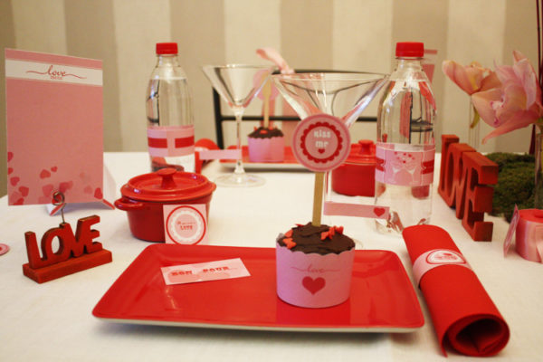 Love Décoration de table | Pour un dîner en amoureux