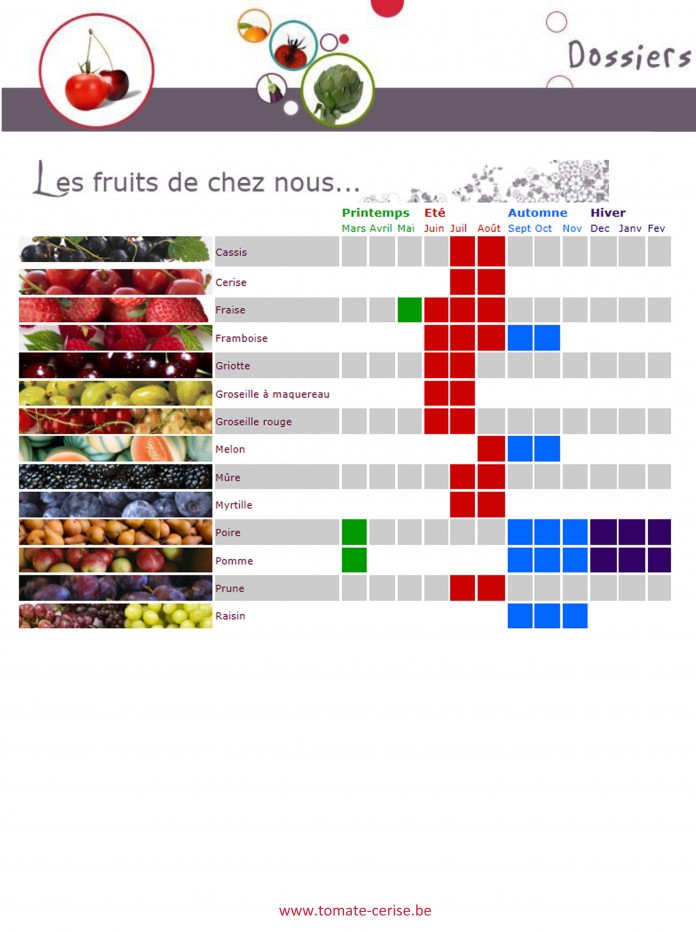 Fruits et légumes de saison en Belgique : Pourquoi les privilégier