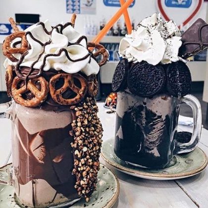 Freaky shake au Oreo | recette de milkshake oversize