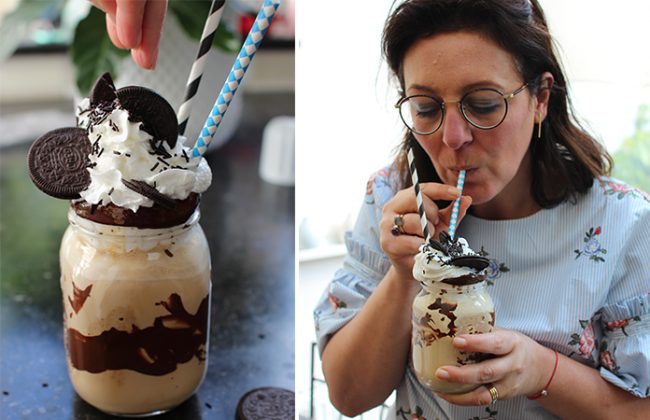 Freaky shake au Oreo | recette de milkshake oversize