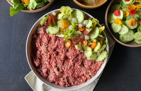 Américain à la belge | Tartare de bœuf | Recette blog Tomate-Cerise.be