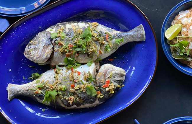 Poisson vapeur et sa sauce fraicheur | Four vapeur | Tomate-Cerise