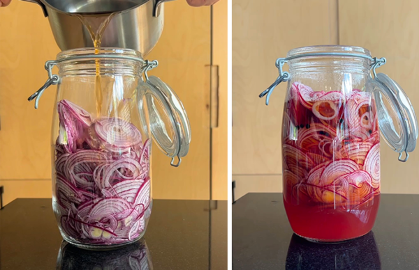 Pickles oignons rouges au vinaigre | Facile, rapide et fait maison