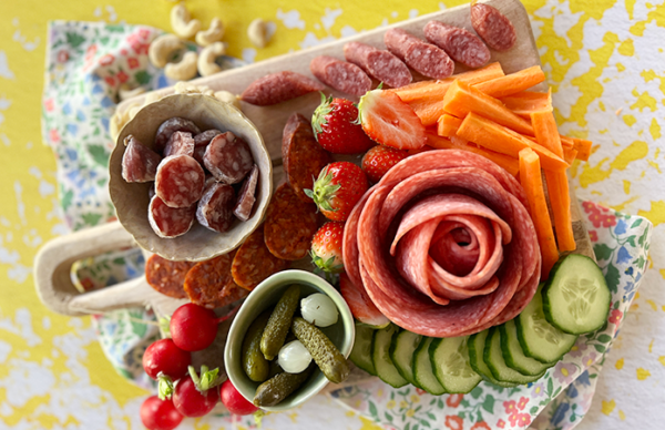 Fleur de saucisson : la star des plateaux apéros | Tomate-Cerise
